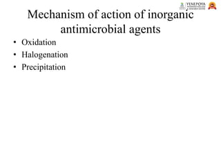 Comprehensive Overview of Inorganic Antimicrobial Agents and Their ...