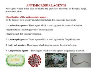 Antimicrobial Agents(Pharmaceutical Inorganic chemistry).pptx