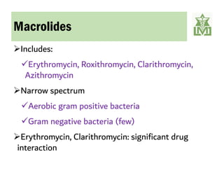 Antimicrobial agents Protein Synthesis Inhibitors and DNA gyrase ...