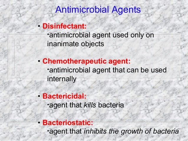 Antimicrobial agents 1 wafaa