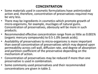 ANTIMICROBIAL AGENTS USED AS PRESERVATIVES.pptx