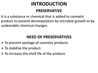 ANTIMICROBIAL AGENTS USED AS PRESERVATIVES.pptx