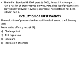 ANTIMICROBIAL AGENTS USED AS PRESERVATIVES.pptx