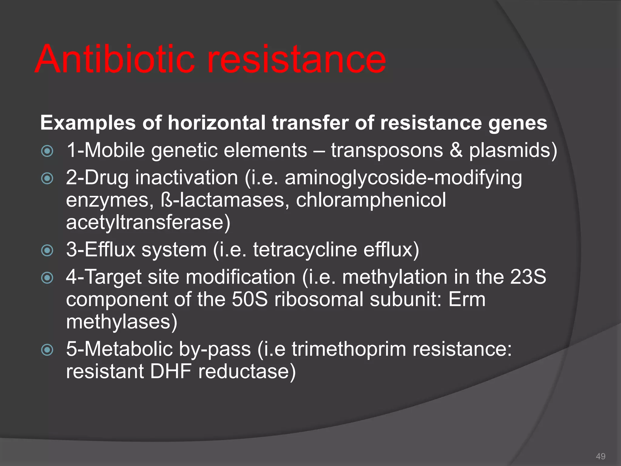 Antimicrobial chemotherapy & bacterial resistance dr. ihsan alsaimary | PPT