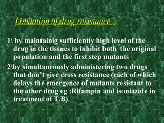 Antimicrobial Drug Resist. | PPT