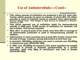 Antimicrobial drug use and its implications | PPT