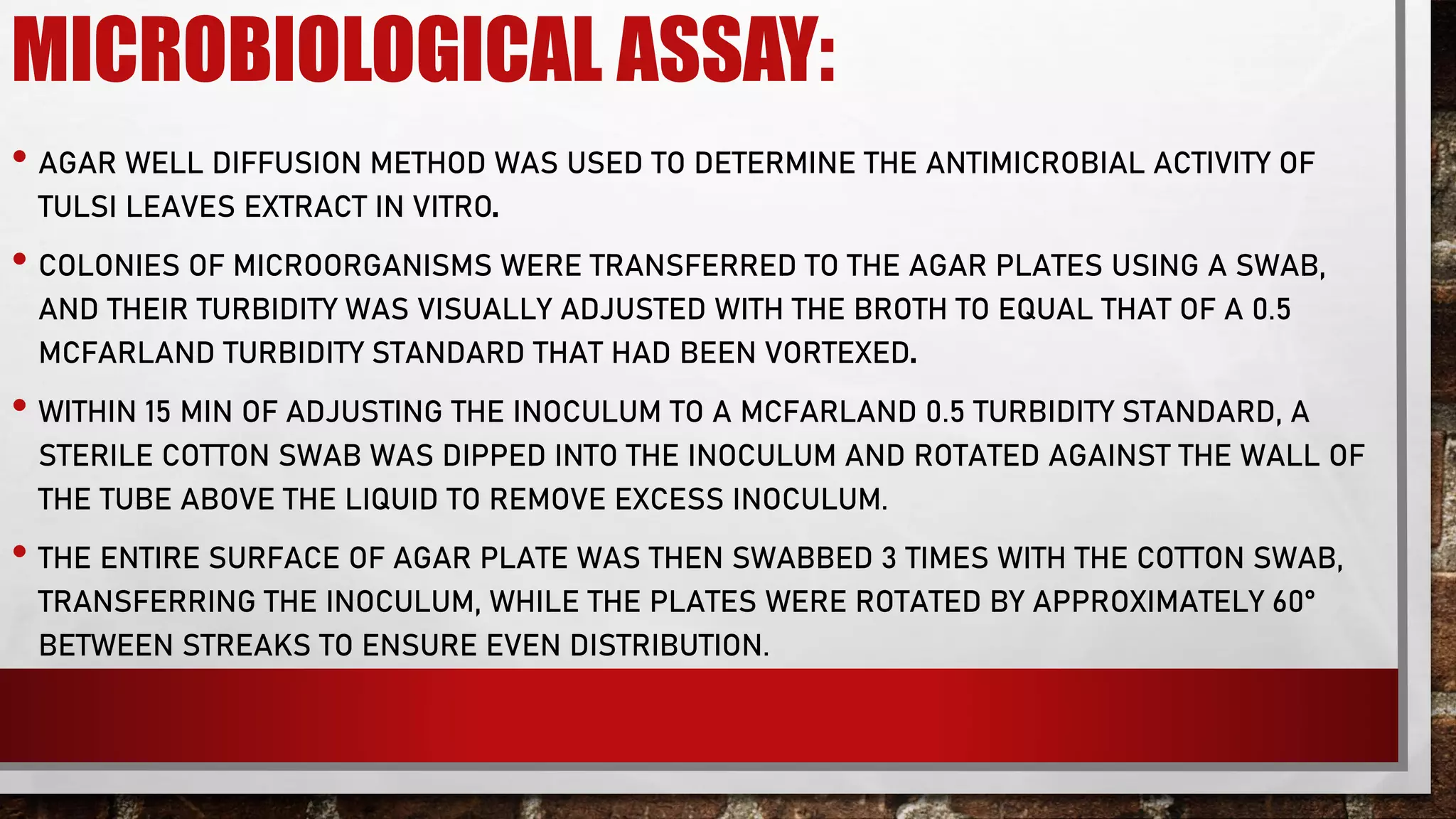 Antimicrobial efficacy of tulsi leaf extract on periodontal | PDF