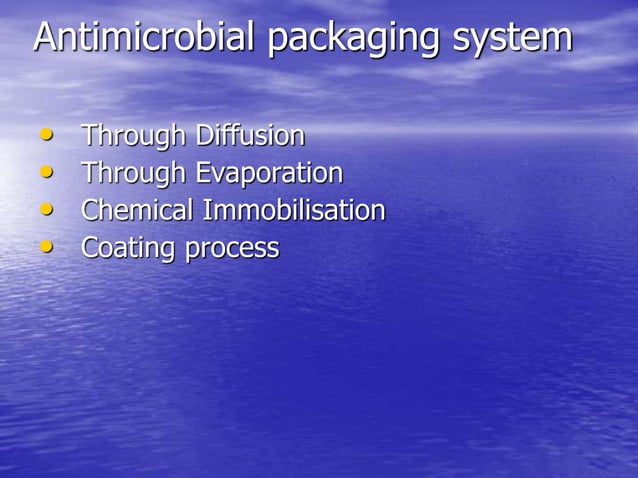 Fundamentals of Antimicrobial Food Packaging | PPT