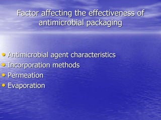 Fundamentals of Antimicrobial Food Packaging | PPT