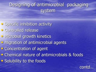 Fundamentals of Antimicrobial Food Packaging | PPT