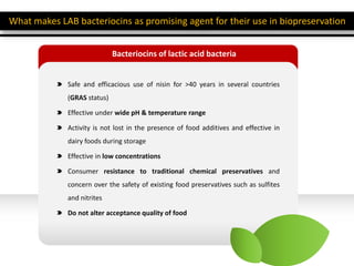 Antimicrobial metabolites of lactic acid bacteria and its application ...