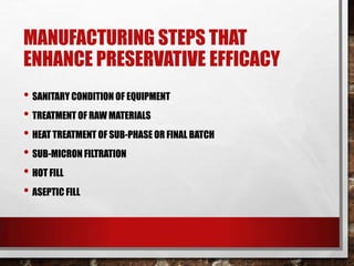 Antimicrobial Preservation Overview For Formulators and Process ...