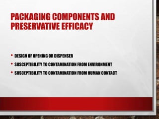 Antimicrobial Preservation Overview For Formulators and Process ...