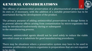 EVALUATION OF EFFICACY OF ANTIMICOBIAL PRESERVATIVE | PPT