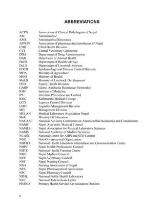Anti microbial program nepal | PDF