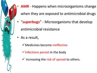 Antimicrobial resistance | PPTX