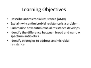 ANTI MICROBIAL RESISTANCE.pptx for medical students,doctor | PPTX