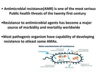 ANTI MICROBIAL RESISTANCE.pptx for medical students,doctor | PPTX
