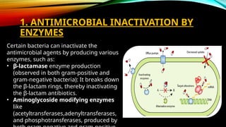 Antimicrobial resistance.pptx and mechanism of AMR | PPTX