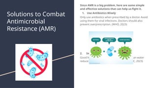 Antimicrobial resistance (AMR) and global burden | PPTX