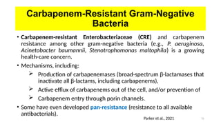 Antimicrobial resistant and its mechanisms in bacteria | PPTX