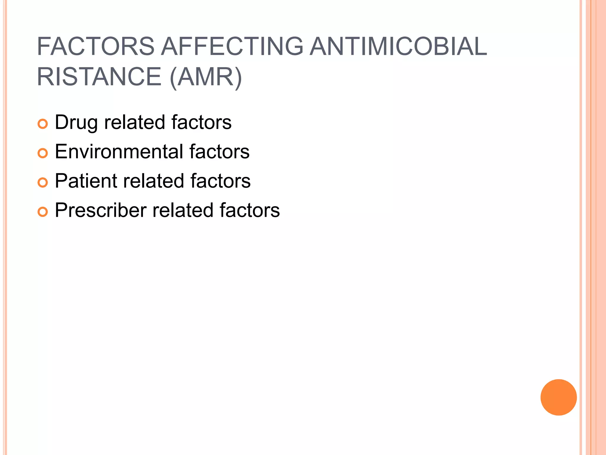 Antimicrobial resistance (amr) | PPTX