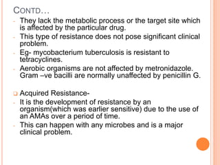 Antimicrobial resistance (amr) | PPTX