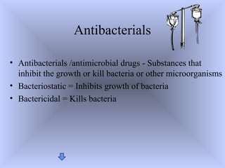 Antimicrobials | PPT