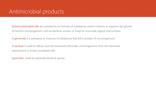 Antimicrobials | PPTX | Infectious Diseases | Diseases and Conditions