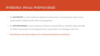 Antimicrobials | PPTX