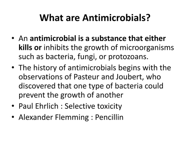 Classification and mechanism of action of ANTIMICROBIALS by DR.PRINCE.C ...