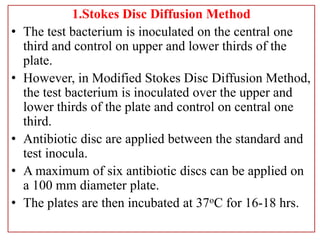 Antimicrobial sensitivity test | PPTX