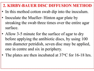 Antimicrobial sensitivity test | PPTX