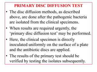 Antimicrobial sensitivity test | PPTX | Infectious Diseases | Diseases ...