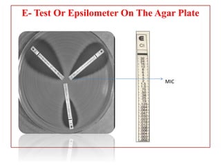 Antimicrobial sensitivity test | PPTX