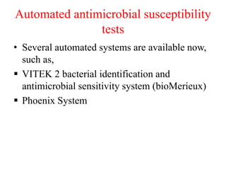 Antimicrobial sensitivity test | PPTX