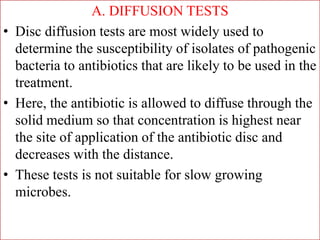 Antimicrobial sensitivity test | PPTX