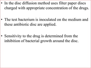 Antimicrobial sensitivity test | PPTX