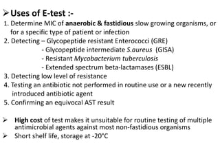 Antimicrobial sensitivity testing | PPTX