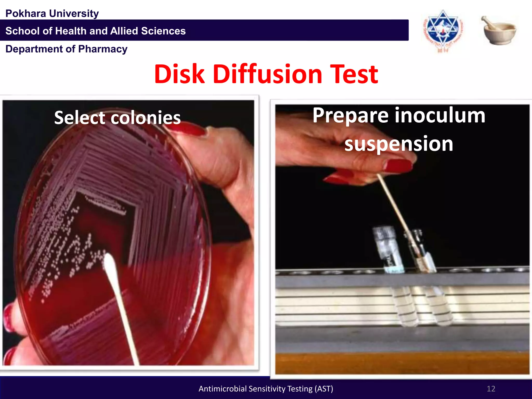 Antimicrobial sensitivity testing (AST) | PPTX