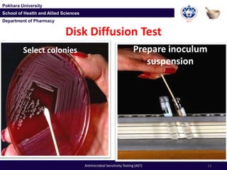 Antimicrobial sensitivity testing (AST) | PPTX