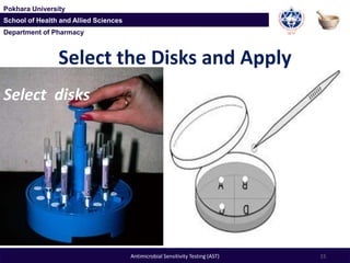 Antimicrobial sensitivity testing (AST) | PPTX