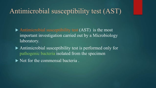 ANTIMICROBIAL SENSITIVITY TESTING kalyan kumar. G.pptx