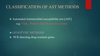 ANTIMICROBIAL SENSITIVITY TESTING kalyan kumar. G.pptx