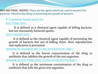Antimicrobials ppt copy | PPTX