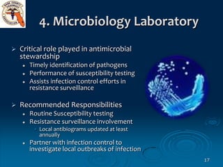 IDSA Practice Guidelines for Antimicrobial Stewardship Programs | PPTX