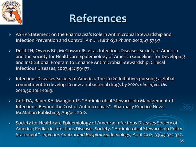 IDSA Practice Guidelines for Antimicrobial Stewardship Programs | PPTX ...