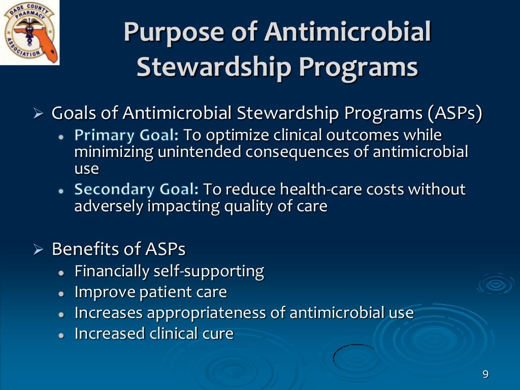IDSA Practice Guidelines for Antimicrobial Stewardship Programs