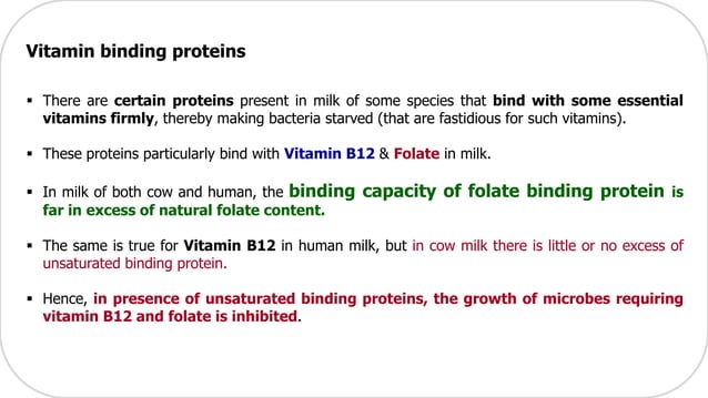 Antimicrobial substances in milk | PPTX | Infectious Diseases ...