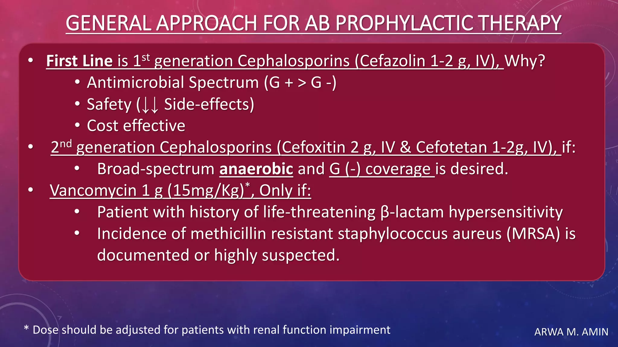Antimicrobial Prophylaxis in Surgery | PDF